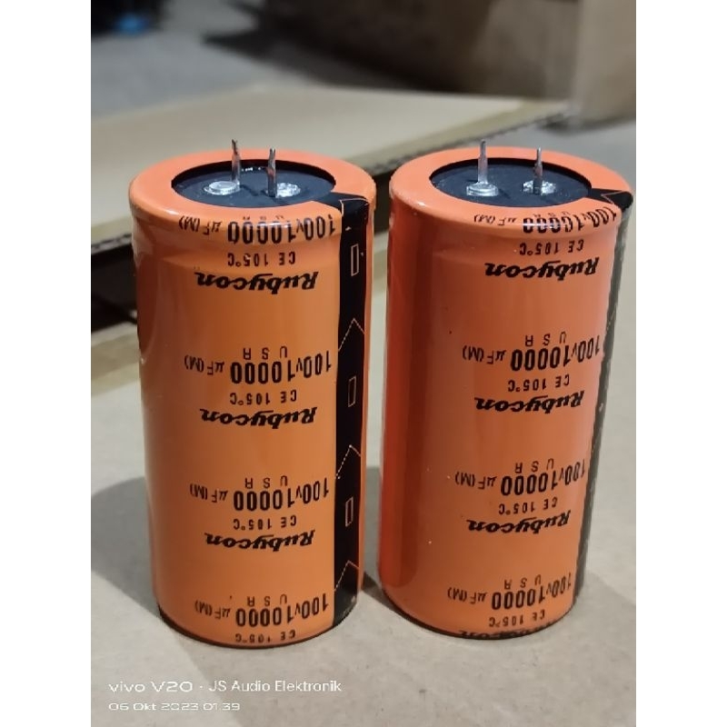 Jual Elco 10000uf 100v Rubycon USR Oren / Orange | Shopee Indonesia