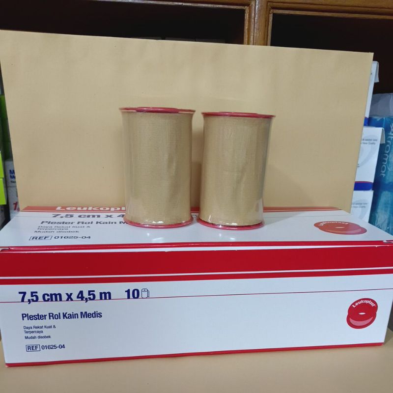 Jual Leukoplast 7,5cm x 4,5m / plester roll kain medis | Shopee Indonesia