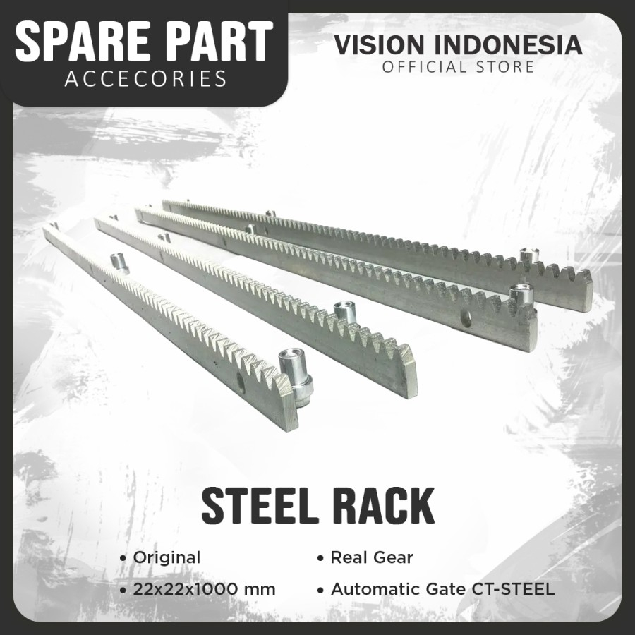 Jual Steel Rack for Automatic Gate CT-STEEL / Real Gear | Shopee Indonesia
