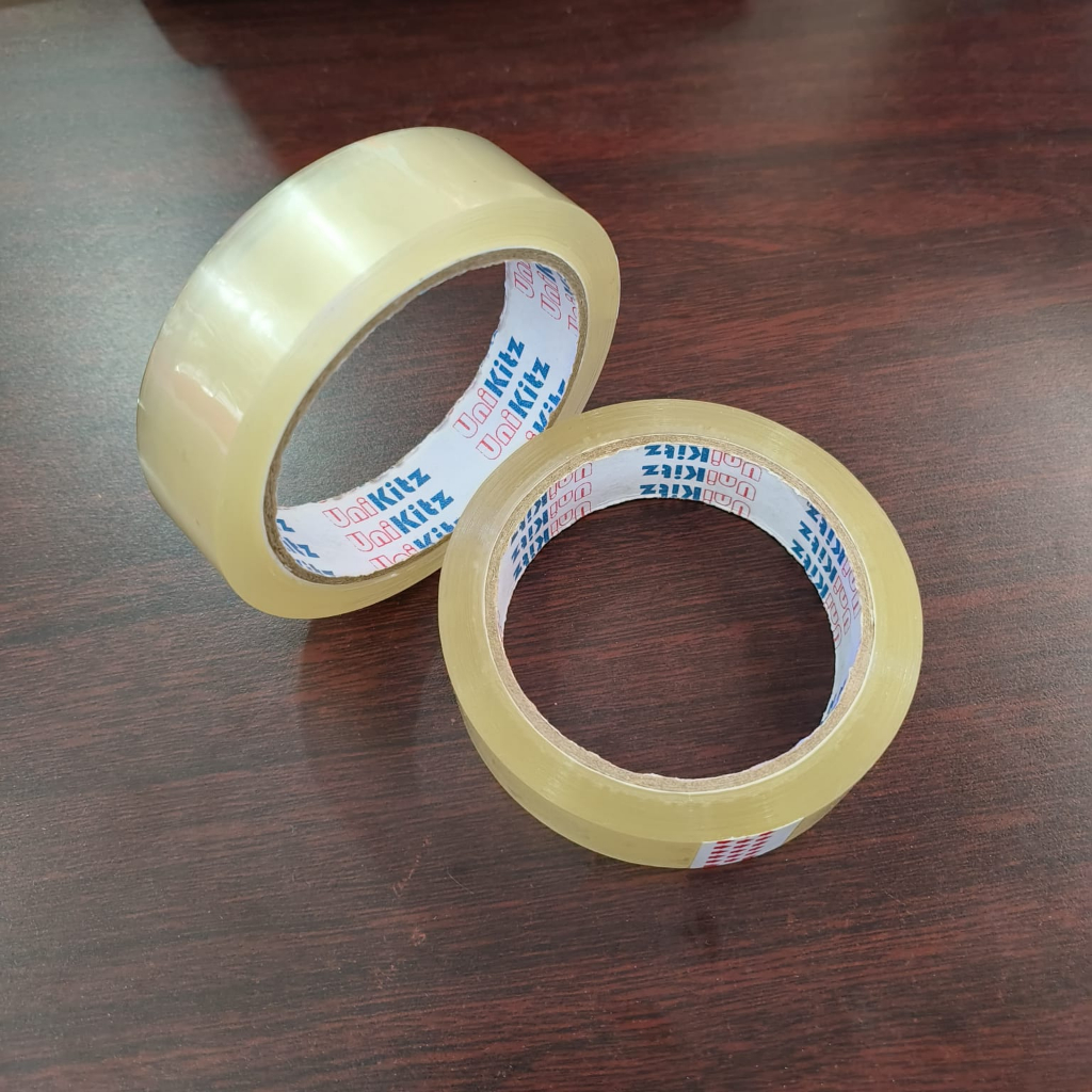 Jual Isolasi / Selotip / Lakban Bening Putih 1 inch (24mm) x 75 yard ...