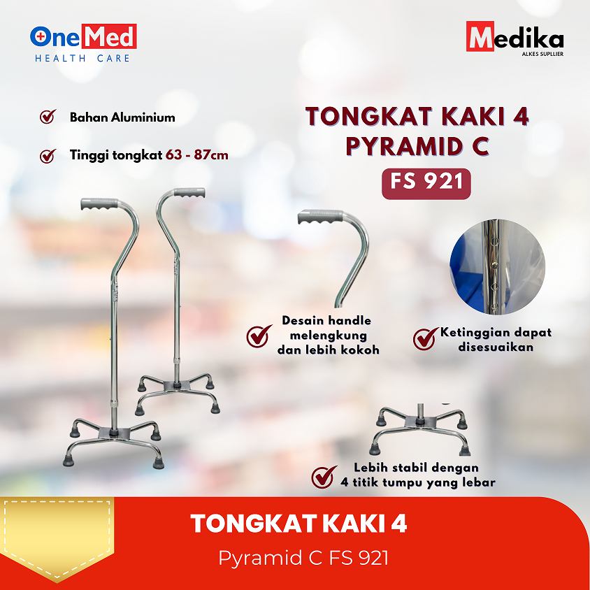Jual Tongkat Piramid C FS921 Onemed | Shopee Indonesia