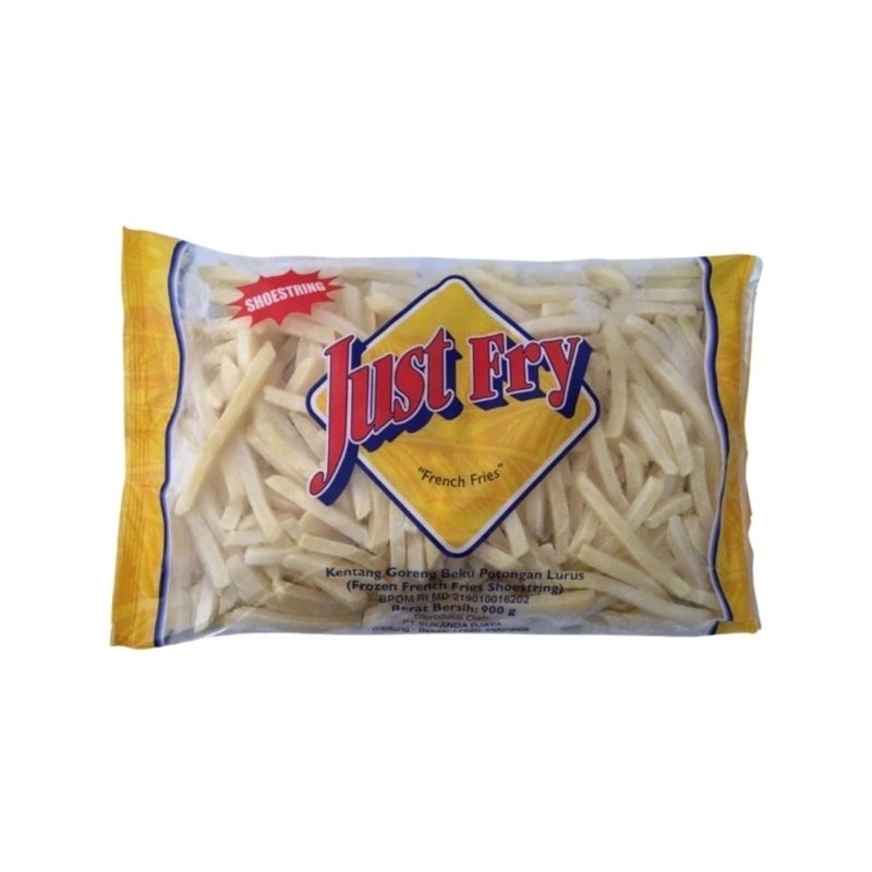 Jual Just Fry French fries Kentang Goreng 900gr | Shopee Indonesia