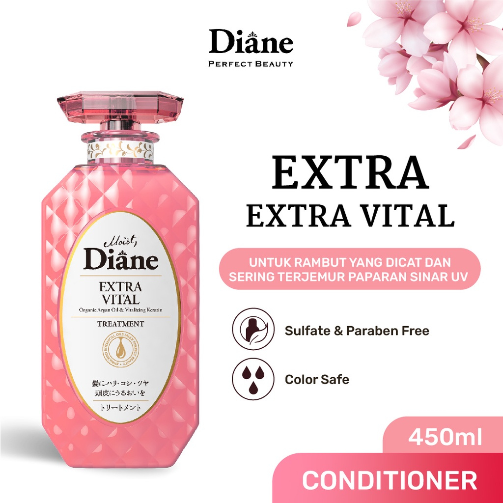 Jual MOIST DIANE Shampoo / Conditioner Treatment Miracle You Perfect ...