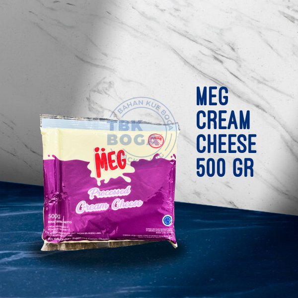 Jual Keju Meg Cream Cheese 500 Gr Krim Proses | Shopee Indonesia