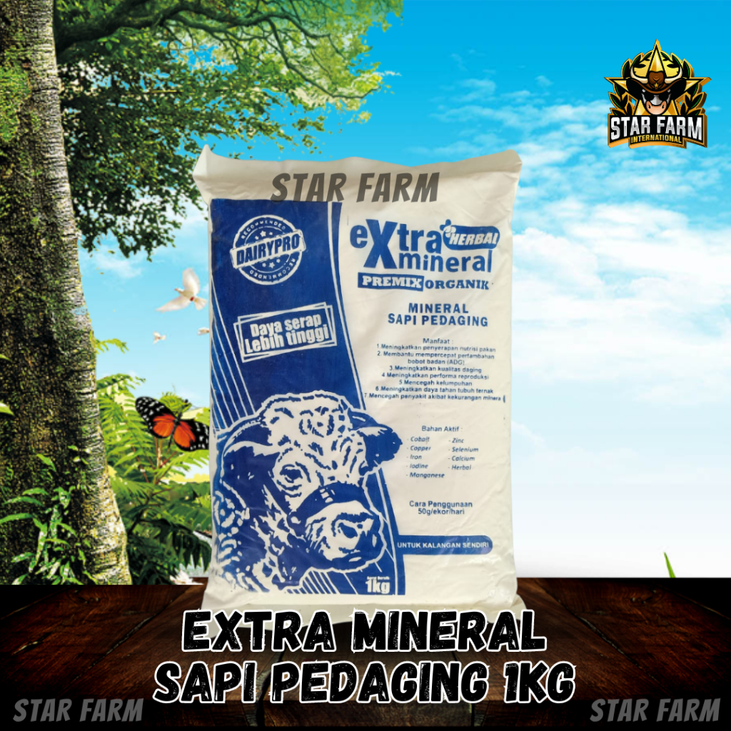 Jual Extra Mineral Sapi Pedaging premix - Star Farm | Shopee Indonesia