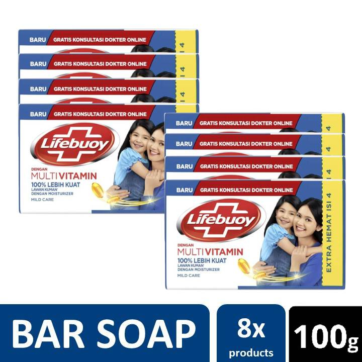 Jual Lifebuoy Sabun Batang 8 x 100 gr | Shopee Indonesia