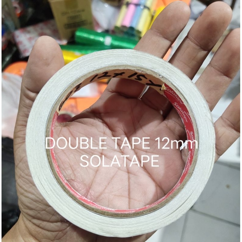 Jual Double tape kertas 1/2 in Solatape (1pcs) | Shopee Indonesia