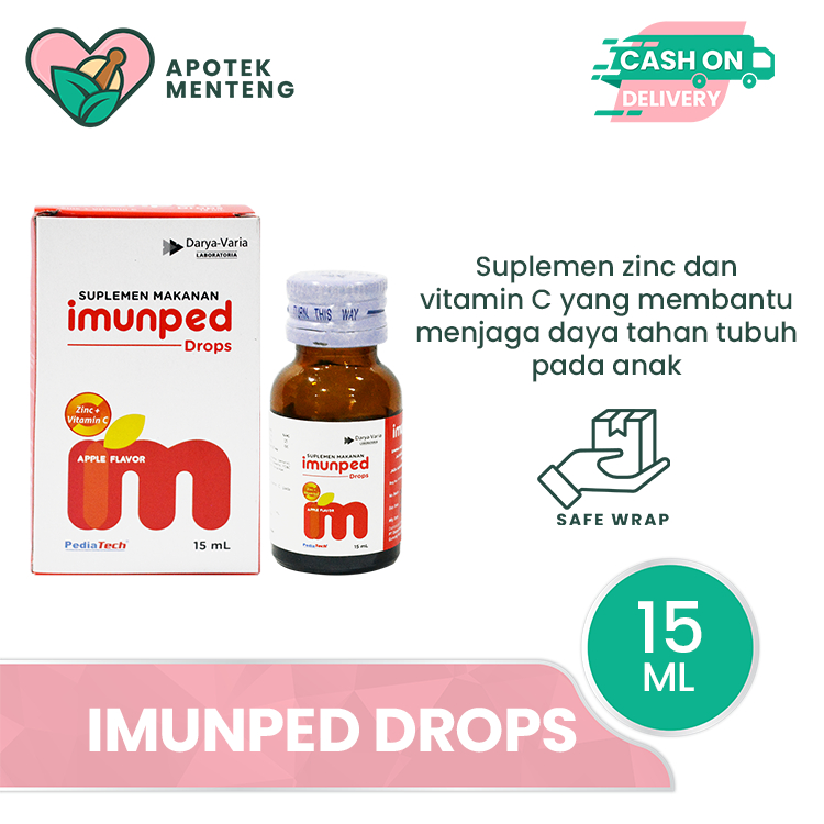 Jual Imunped Drops 15 mL - Suplemen Zinc dan Vitamin C Anak | Shopee ... Jual Imunped Drops 15 mL - Suplemen Zinc dan Vitamin C Anak | Shopee ...