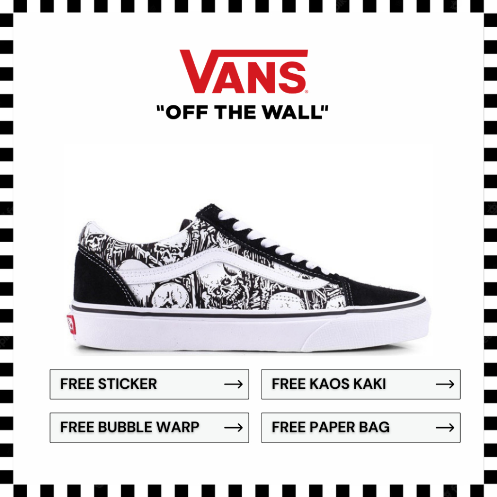 Jual Sepatu Old Skool Forgotten Bones Original | Shopee Indonesia