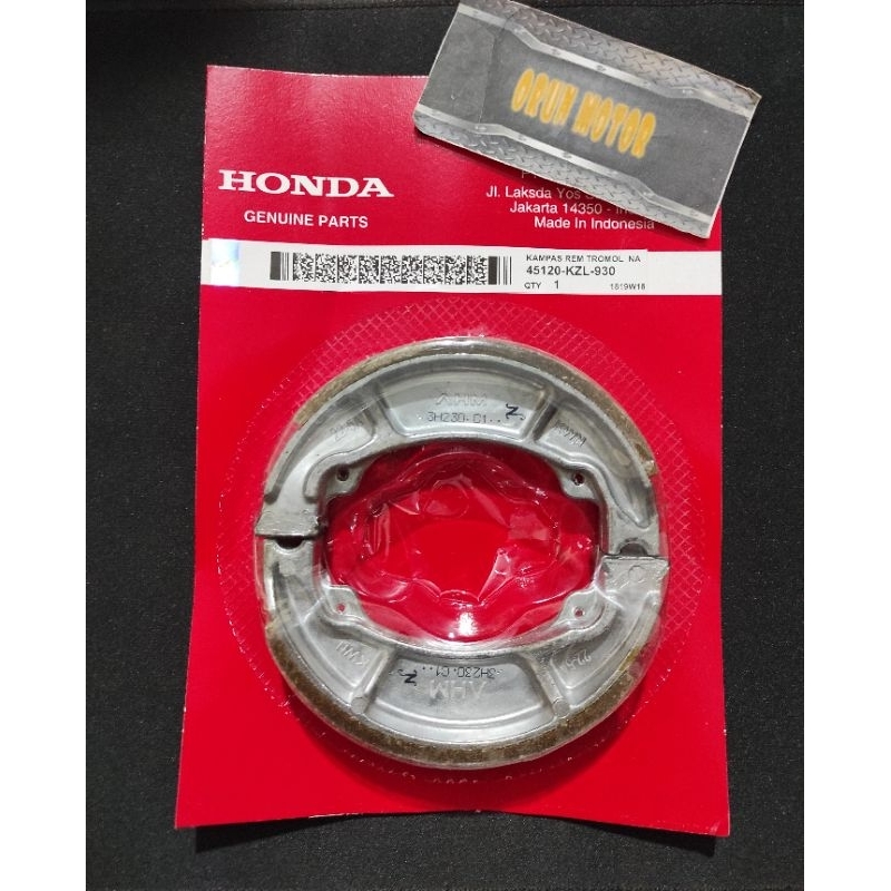 Jual Kampas rem belakang beat vario scoopy spacy 125 150 kanvas karbu ...