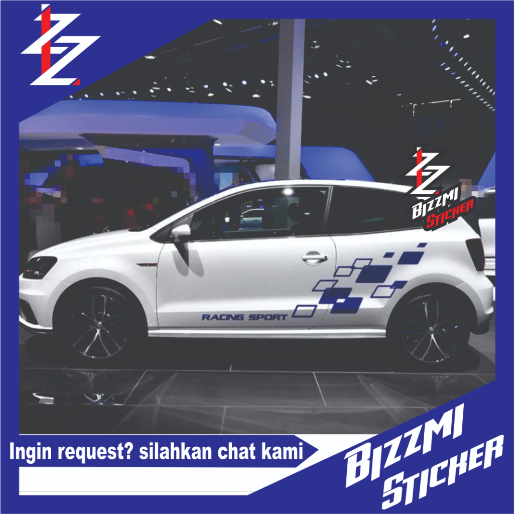 Jual CUTTING STICKER STIKER RACING SPORT MOBIL SUV MUV HATCHBACK SEDAN ...