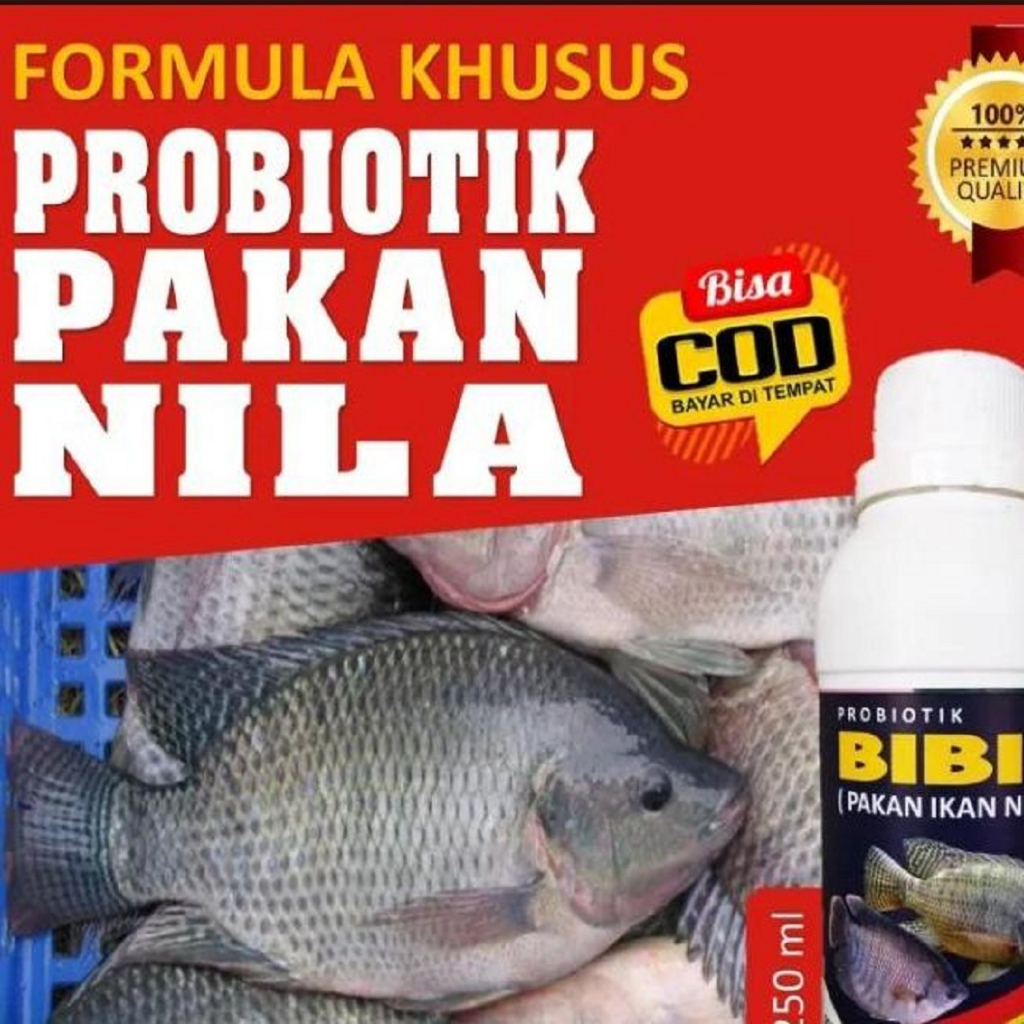 Jual Probiotik vitamin penambah nafsu makan ikan nila supaya pertumbuhan cepat besar kemasan ...