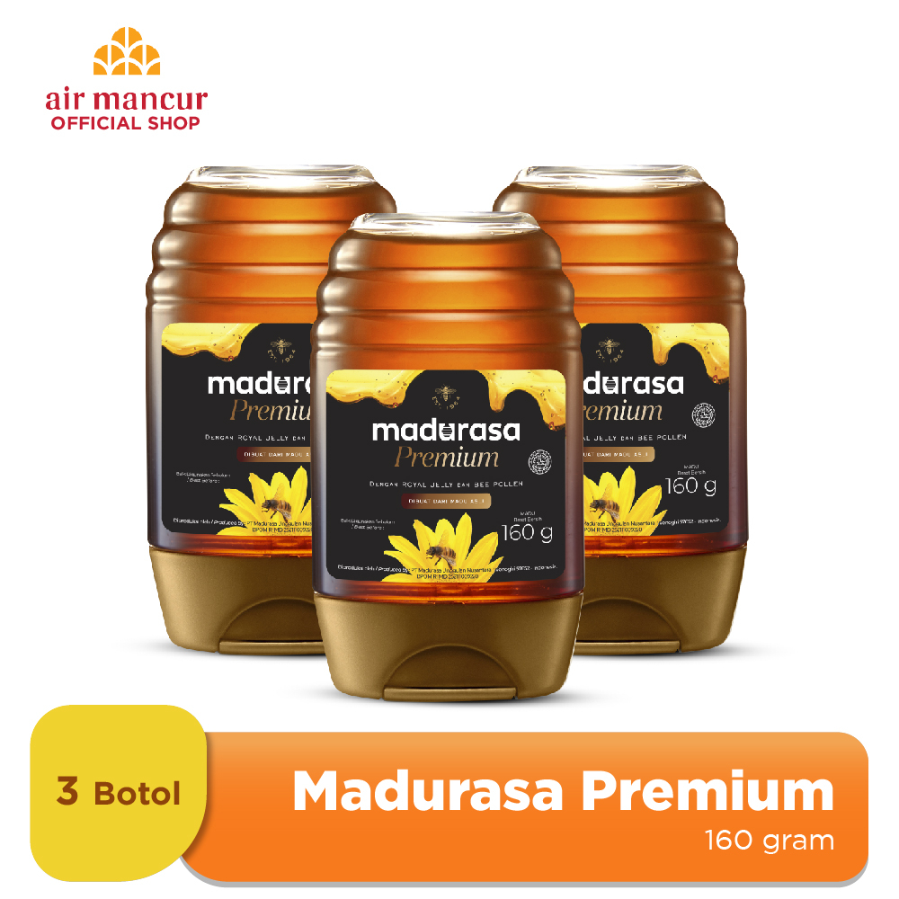 Jual Madurasa Premium 160gr (3) - Madu Asli Royal Jelly Bee Pollen | Shopee Indonesia