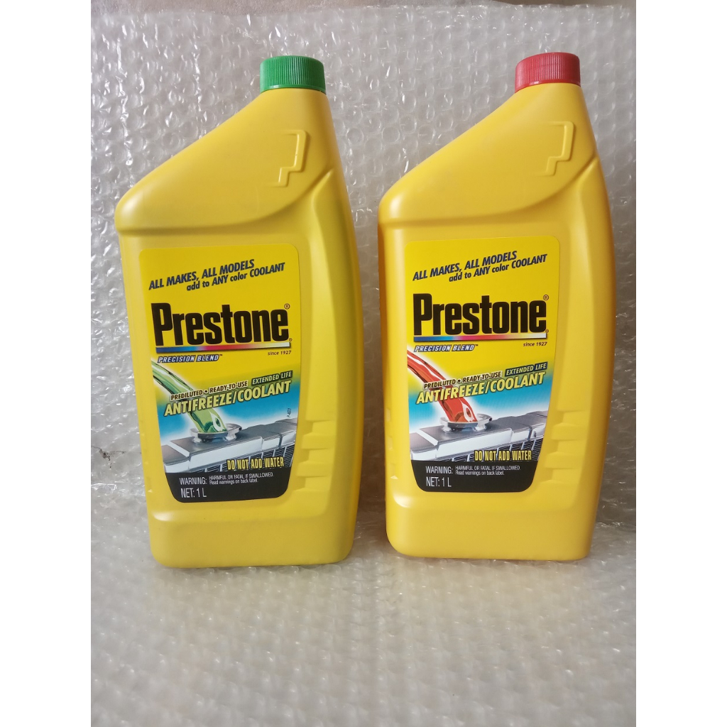 Jual Air Radiator Coolant Prestone Merah Atau Hijau 1 Liter | Shopee ...