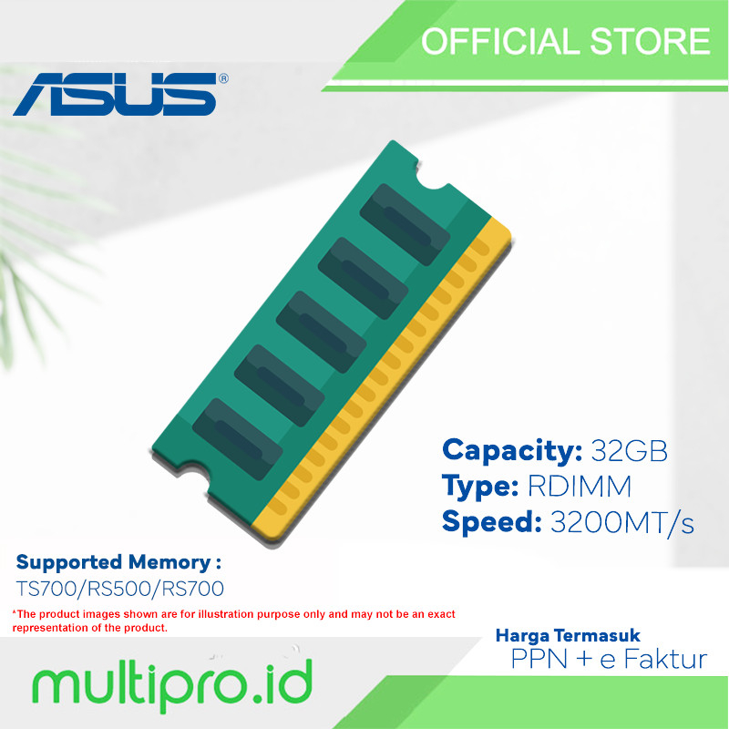 Jual Asus Memory 32GB 3200MT/s DDR4 2R ECC RDIMM | Shopee Indonesia