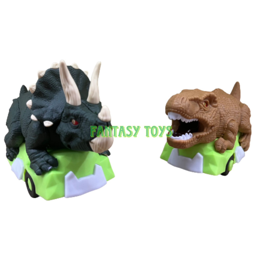 Jual Mainan Anak Magic Car Dinosaurus dan Triceratops Lighting Music ...