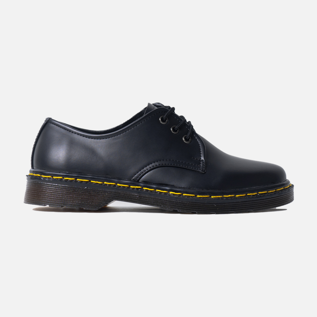 Jual Sepatu Derby Basic | Manson Black | Walkvibes | Shopee Indonesia