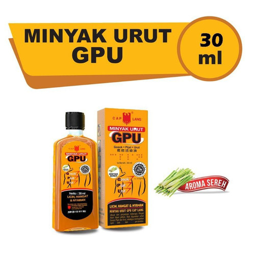 Jual Minyak Urut GPU Cap Lang 30 ML | Shopee Indonesia