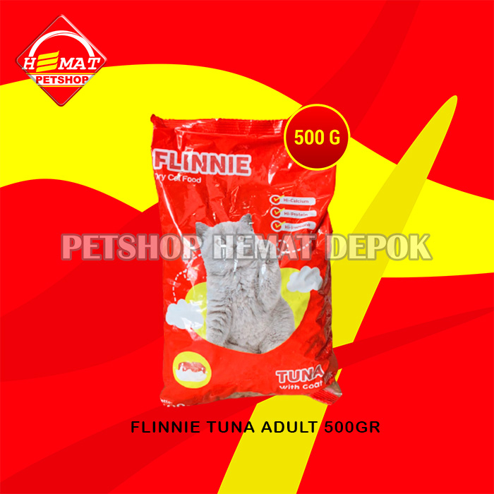 Jual Makanan Kucing Flinnie Cat Food Adult Kitten Fresh Pack 500 Gram ...