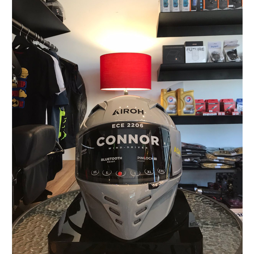 Jual Airoh Connor Color Cement Grey Gloss M | Shopee Indonesia