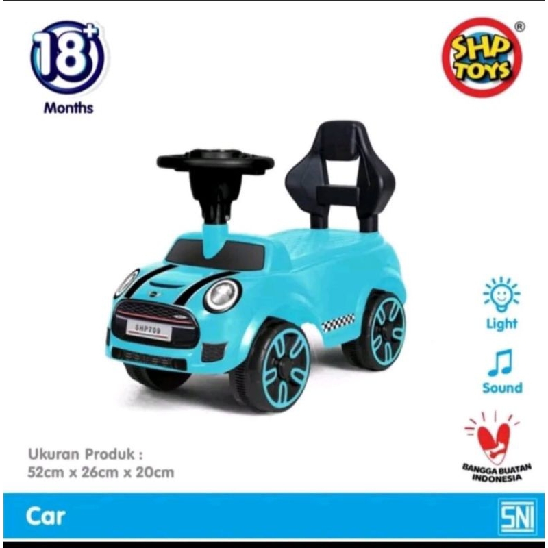 Jual mainan mobil dorong anak ride on car SHP toys mimo709 / mimo 709 ...
