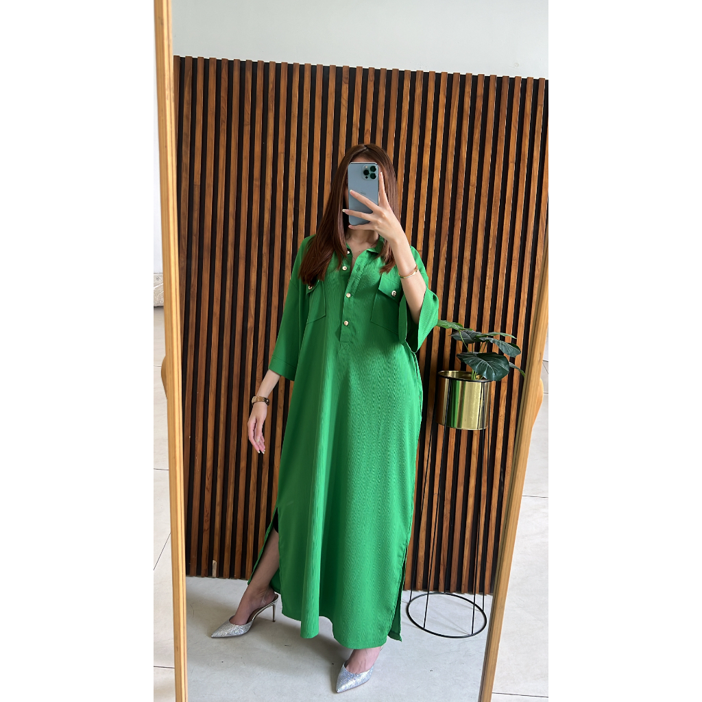 Jual Long Dress Salvatore Series Polos Panjang Wanita (Ce Homewear ...