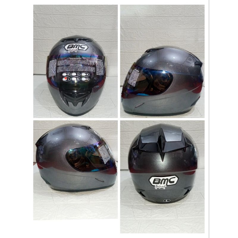 Jual HELM BMC BLADE 200 ORIGINAL SOLID POLOS | HELM FULL FACE | Shopee ...