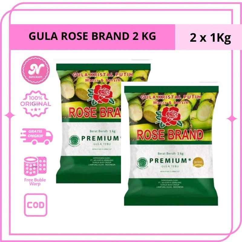 Jual GULA ROSE BRAND ( 2 KG ) | Shopee Indonesia