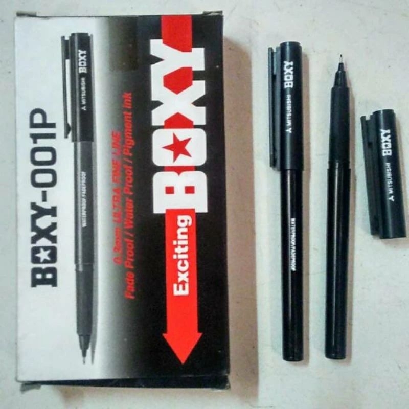 Jual Pulpen Pen BOXY-001P Pena Boxy (1 Pcs) | Shopee Indonesia