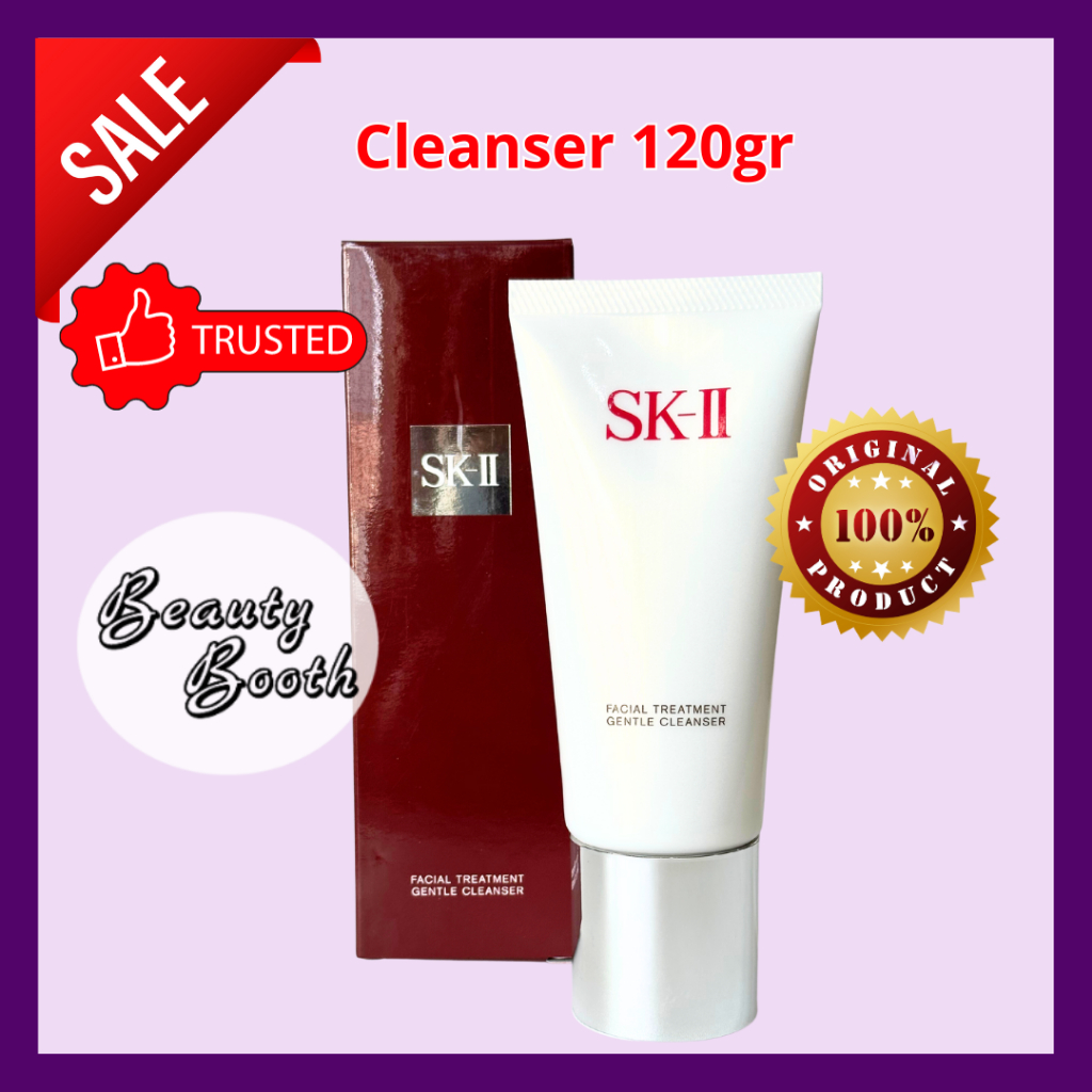 Jual SK-II SKII SK2 Facial Treatment GENTLE CLEANSER 120GR - Beauty Booth Beautybooth | Shopee ...
