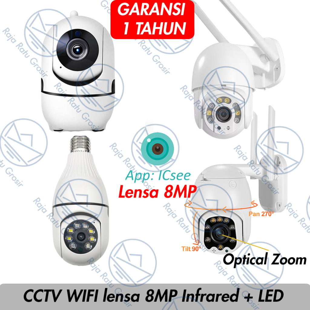Jual 01 KAMERA CCTV INFRARED LAMPU IP CAMERA IP CAM WIRELESS CCTV WIFI ...