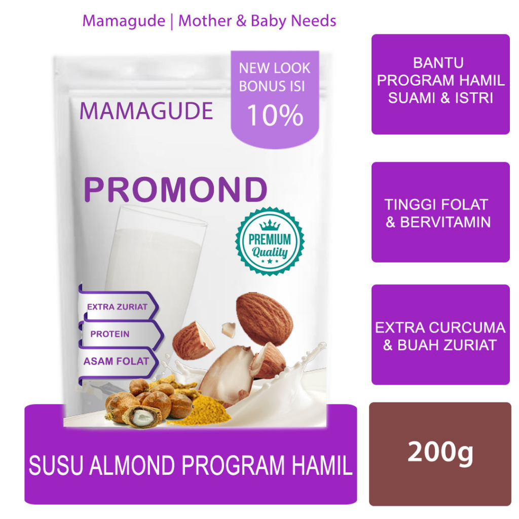 Jual Susu Promil Buah Zuriat Promil Almond Susu Ibu Hamil Kurma Muda ...