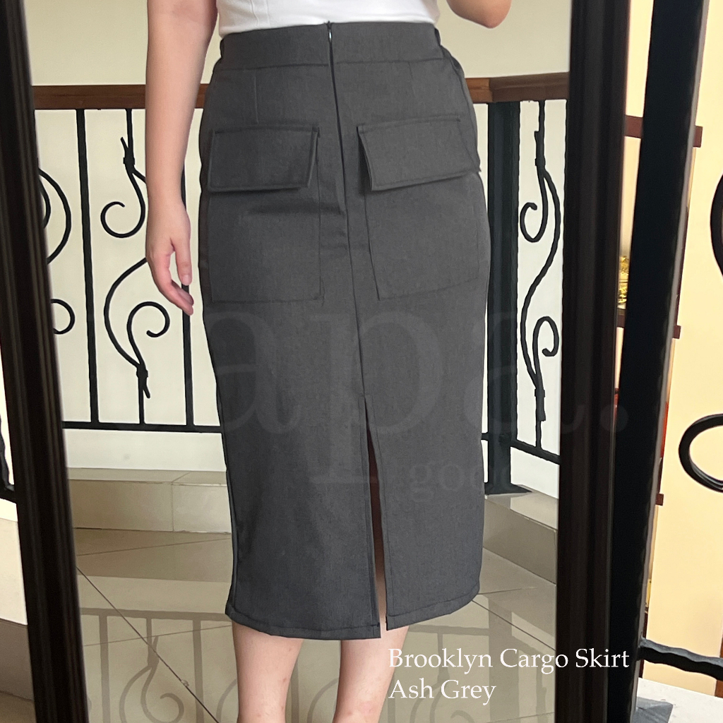 Jual [TAPA] Brooklyn Cargo Skirt - Rok Cargo Rok Pensil Rok Wanita ...