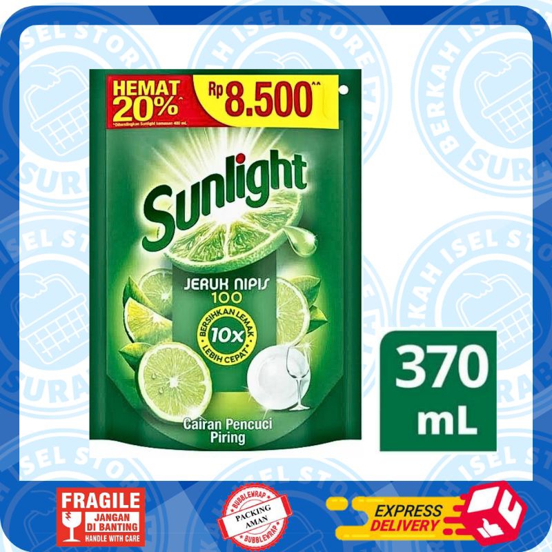 Jual Sunlight Lime Refill 370 Ml | Shopee Indonesia