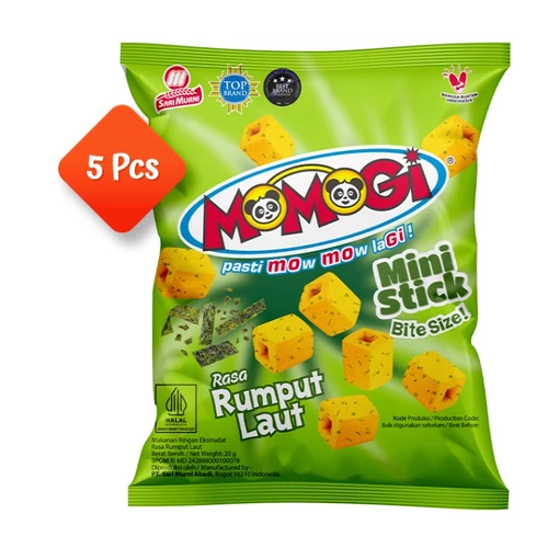 Jual Momogi Mini Stick Bite Size Isi 5pcs @ 20gram Bisa Mix Rasa ...