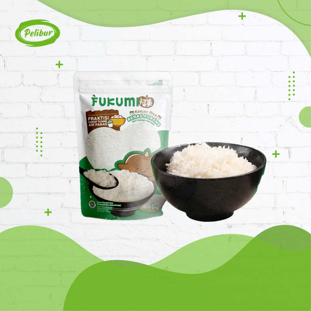 Jual Fukumi Beras Porang Konjac Rice Pouch 1kg | Shopee Indonesia