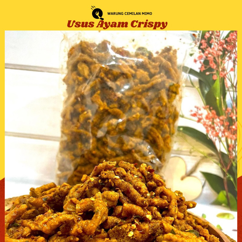 Jual Usus ayam crispy original pedas daun jeruk 500gram | Shopee Indonesia