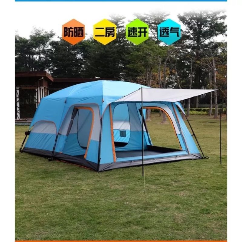 Jual tenda camel camping tent outdoor waterproof medium 6-8 orang ...
