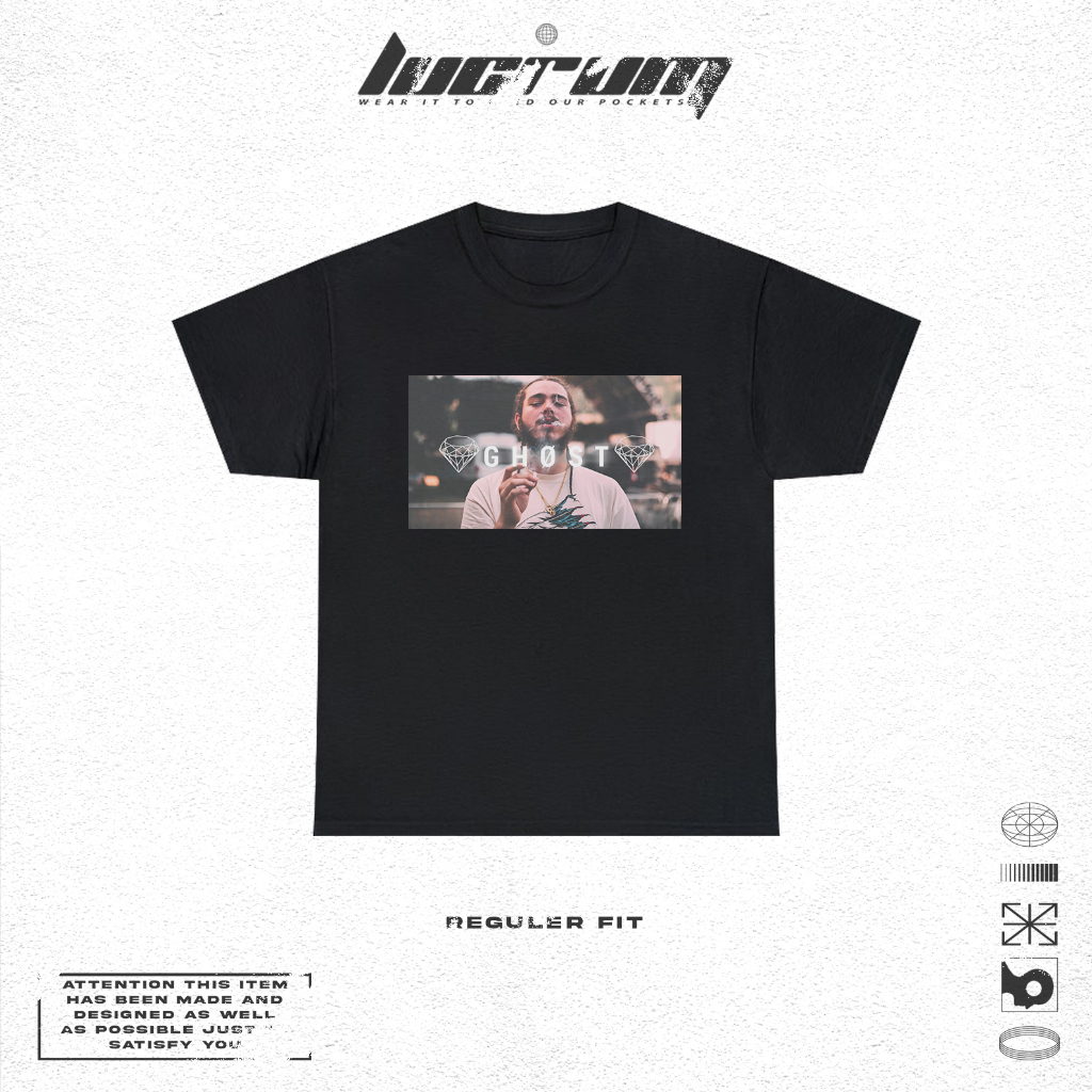 Jual Kaos Rapper Post Malone Regular Fit | Shopee Indonesia