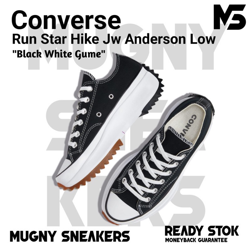 Jual Converse Run Star Luged Low Black White Original | Shopee Indonesia