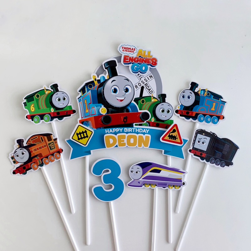 Jual Cake Topper 3D Karakter Thomas and Friends All Engines Go Hiasan ...