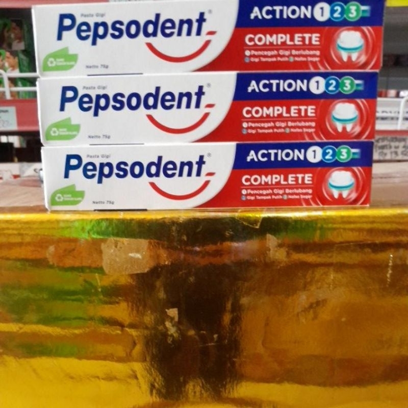 Jual pepsodent action 123 complete pasta gigi pencegah gigi berlubang ...