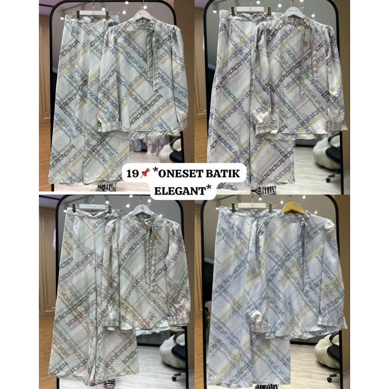 Jual ONE SET BATIK ELEGANT BY SHELLA SAUKIA | Shopee Indonesia