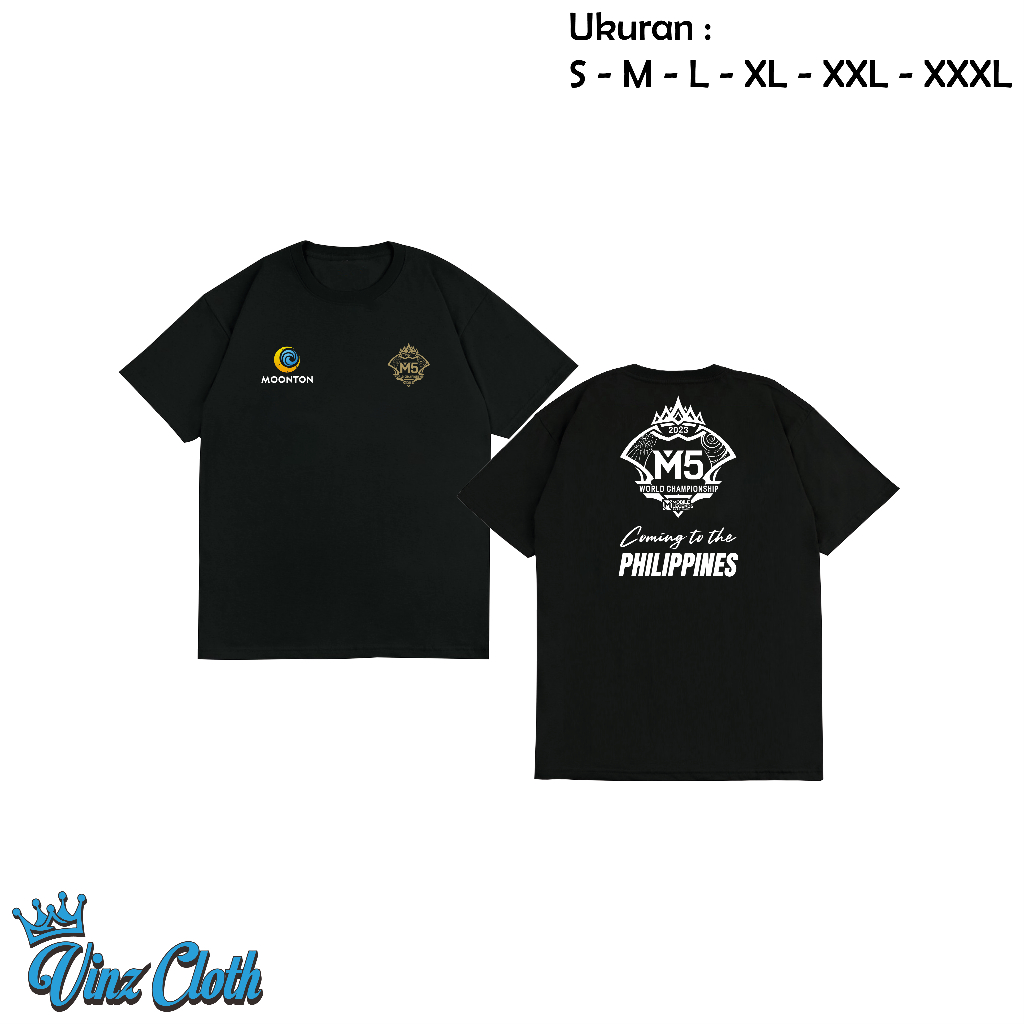 Jual Baju Kaos Tangan Pendek T-Shirt Game Mobile Legends Bang Bang M5 ...