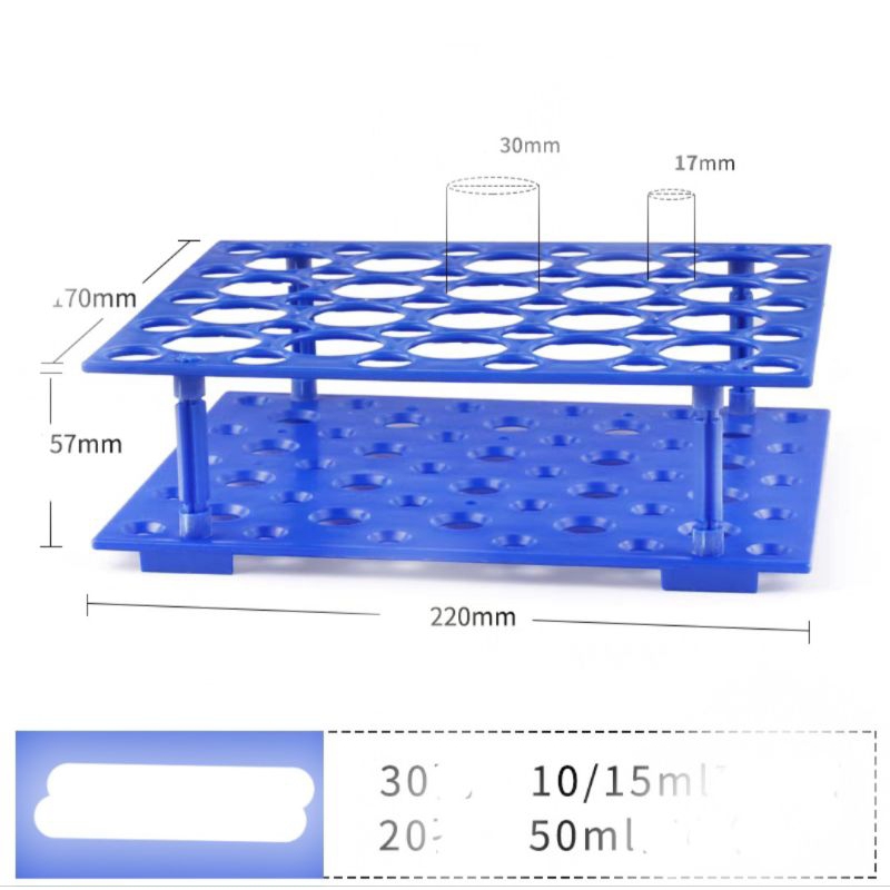 Jual Rak tabung falcon Centrifuge tube rack 15 ml dan 50 ml | Shopee ...