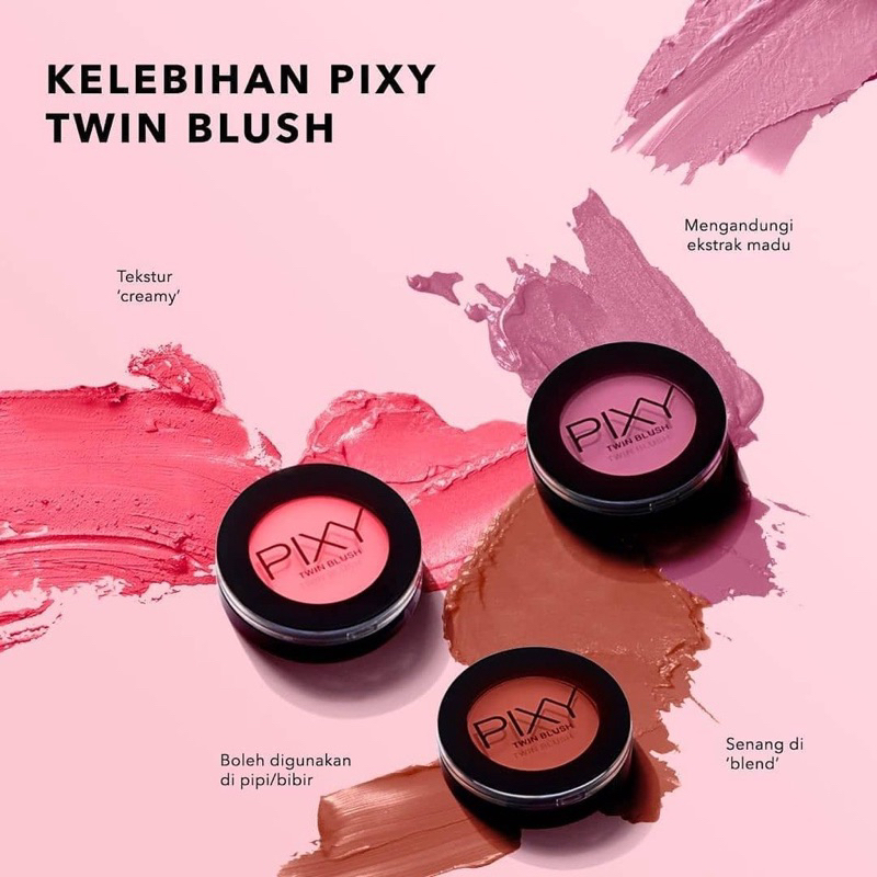 Jual PIXY TWIN BLUSH 2IN1 | Shopee Indonesia