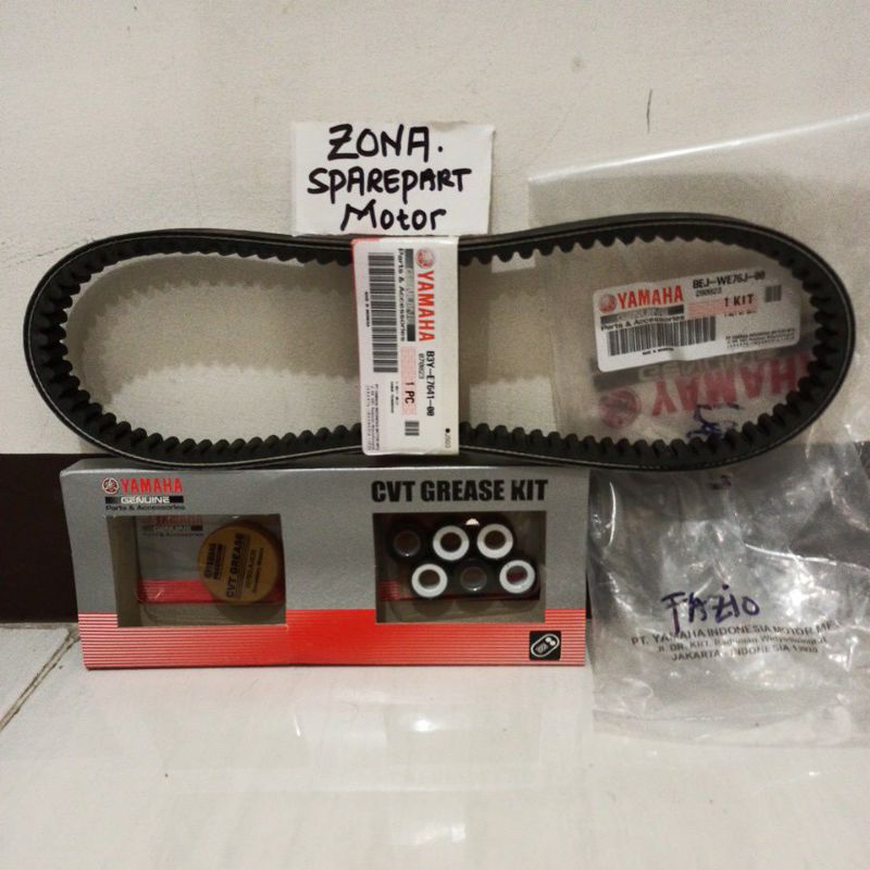 Jual Vanbelt Vbelt Belt Kit Roller Grease Yamaha FAZZIO original BEJ ...