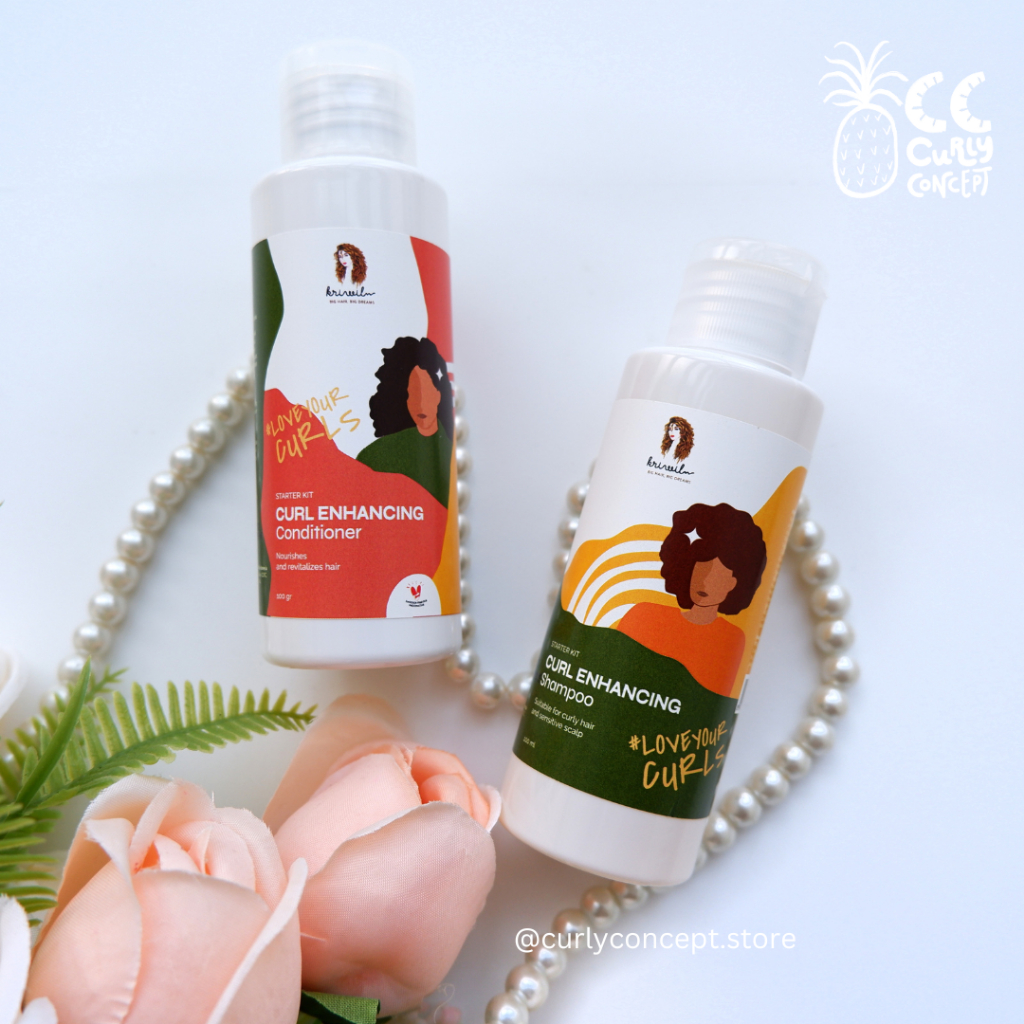 Jual Curly Concept - KRIWIL - Curl Enhancing Shampo & Conditioner ...