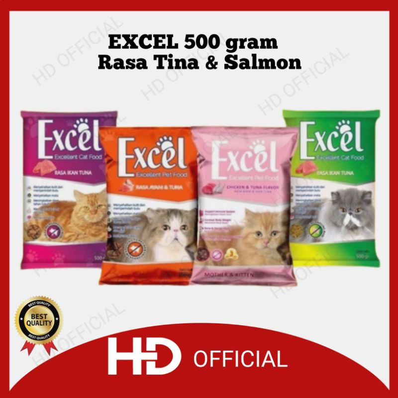 Jual EXCEL CAT FOOD 500gram (makanan kucing) | Shopee Indonesia