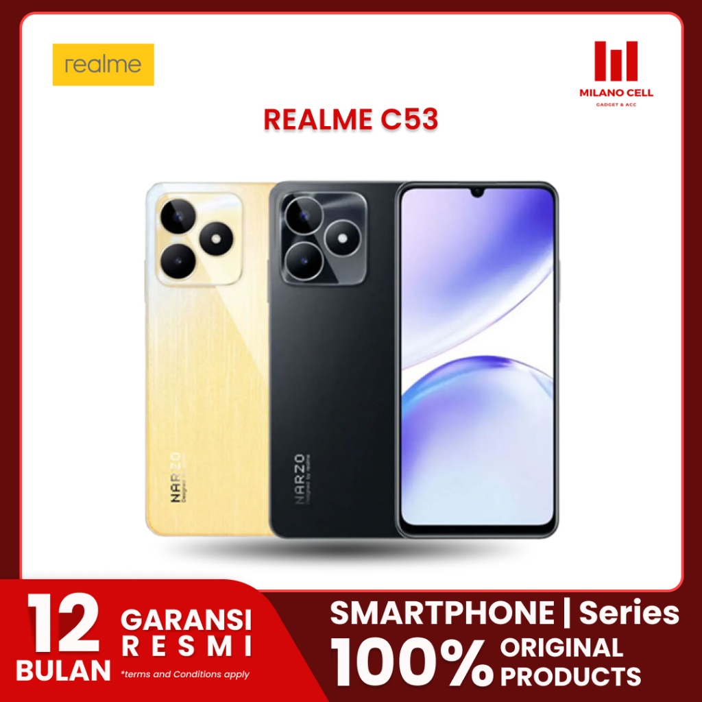 Jual Realme C53 6/128GB Android 13, 5000 mAh Garansi Resmi | Shopee Indonesia
